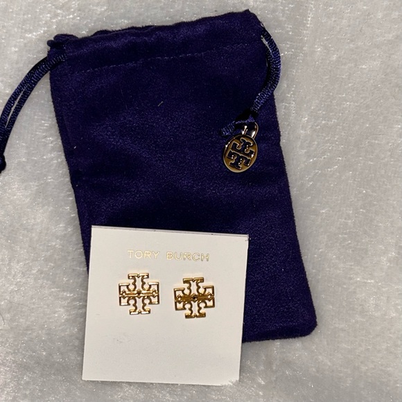 Tory Burch | Jewelry | Tory Burch Britten Logo Cutout Signature Stud ...